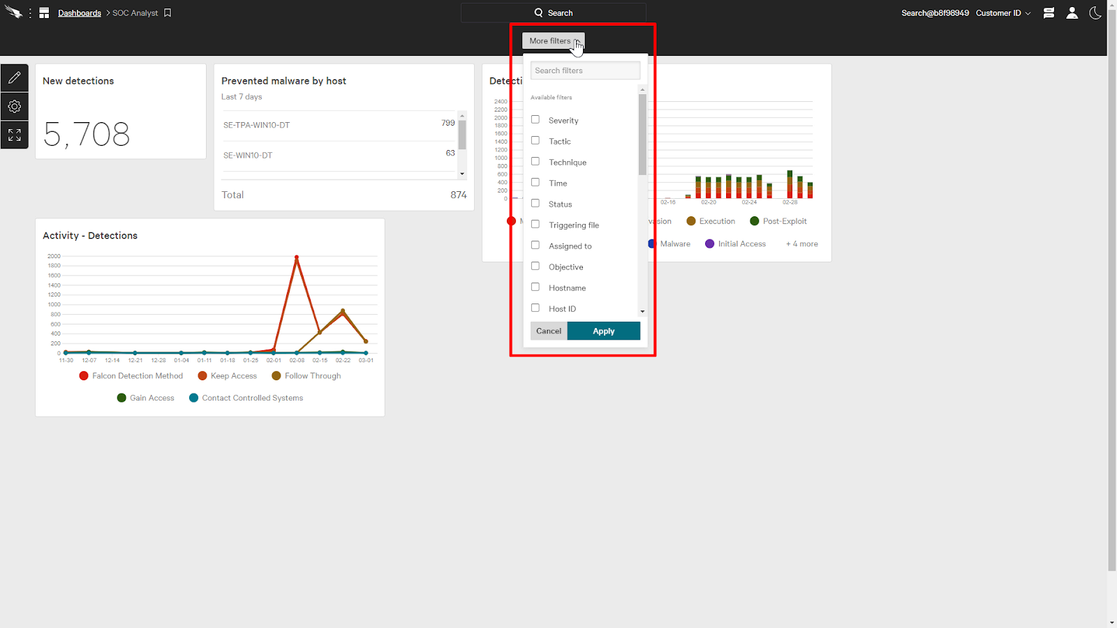 Como criar dashboards customizáveis no CrowdStrike Falcon - OBlock